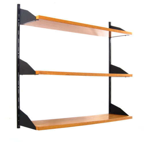 Sixties shelf vintage wooden wall unit | Bom Design Furniture