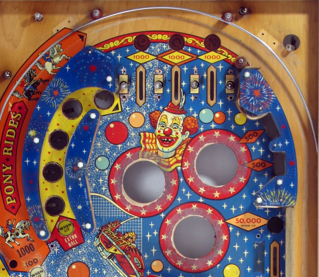 70s pinball "Old Coney Island" arcade game - Sold | Bom Design Furniture