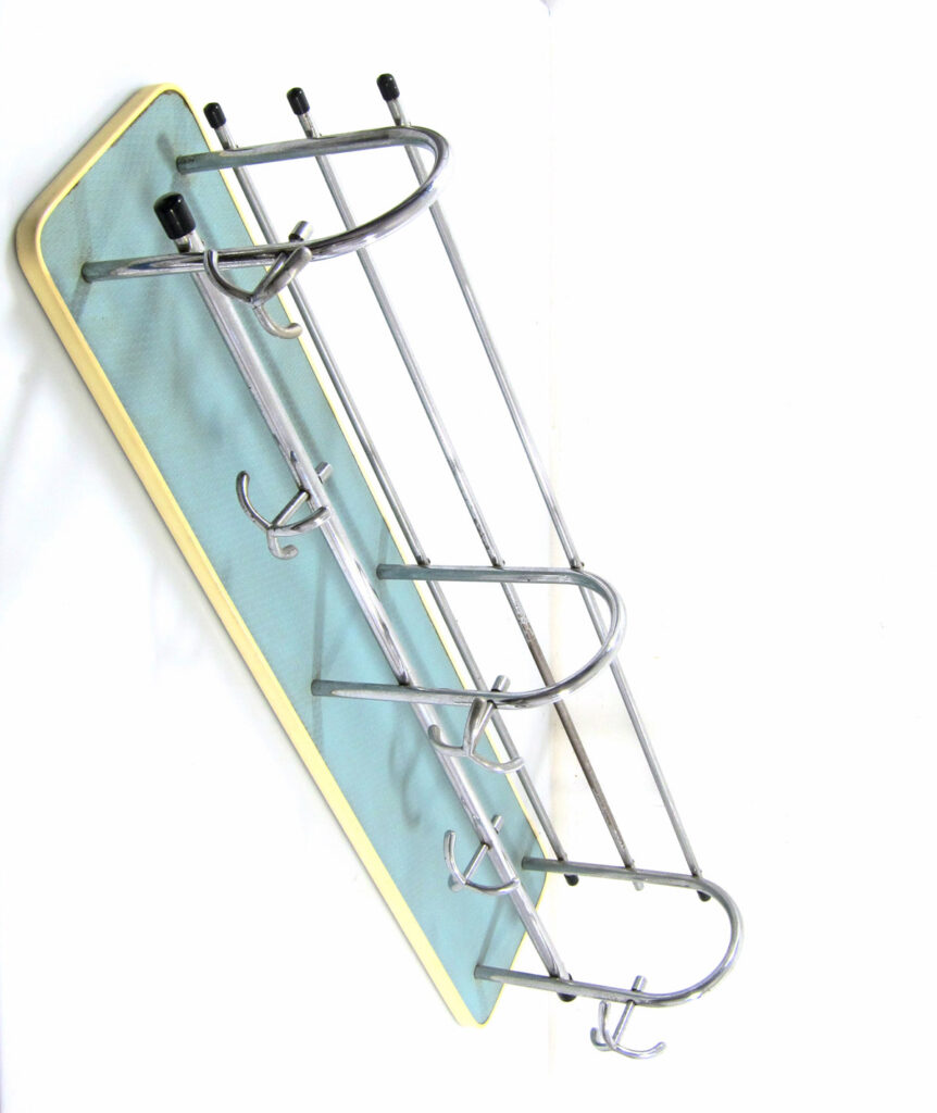 Blue Fifties vintage design coat rack | Bom Design Furniture